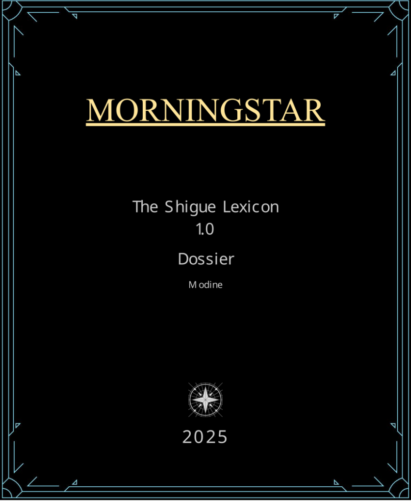 Lore - Project Morningstar